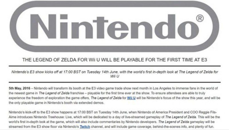 E3 2016: Nintendo no tendrá conferencia ni Nintendo Digital Event, solo stand - Zonared